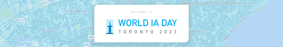 Toronto 2023 | World IA Day Toronto 2023 | World IA Day